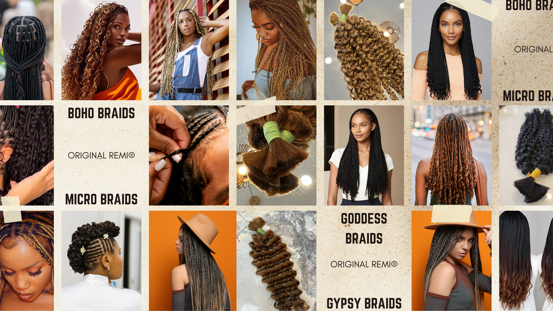 Boho vs. Goddess vs. Micro vs. Gypsy Braids – Original Remi