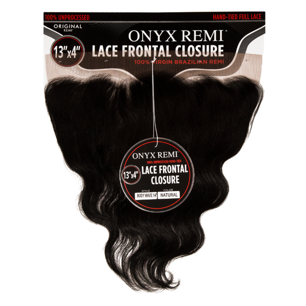 12" Onyx Remi Hand-Tied Lace Frontal 13x4 - Body Wave – Original Remi